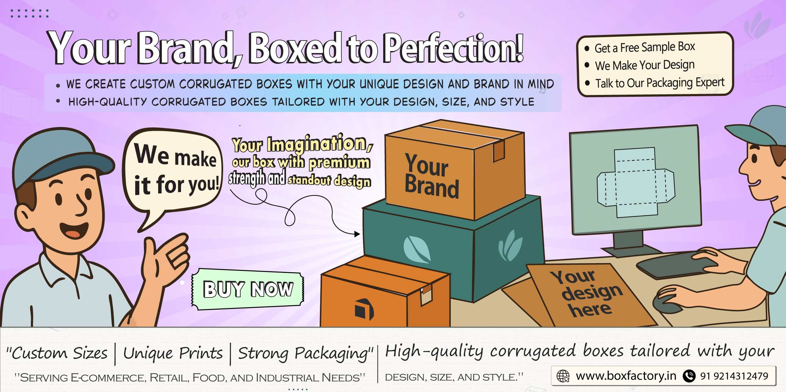Box Factory Pvt Ltd - Buy online corrugated boxes, pizza boxes, and ...
